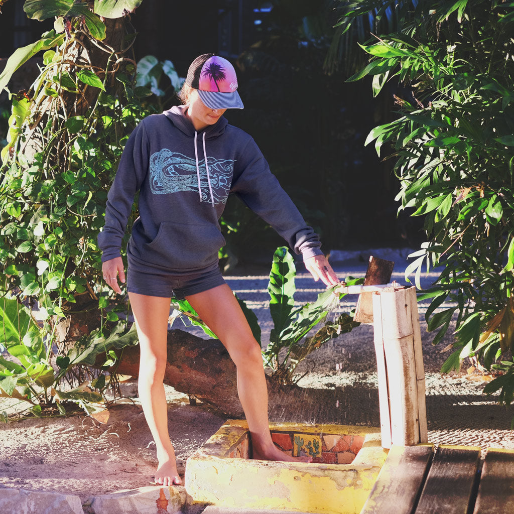 Fleece Hoodies – Octopus Ink